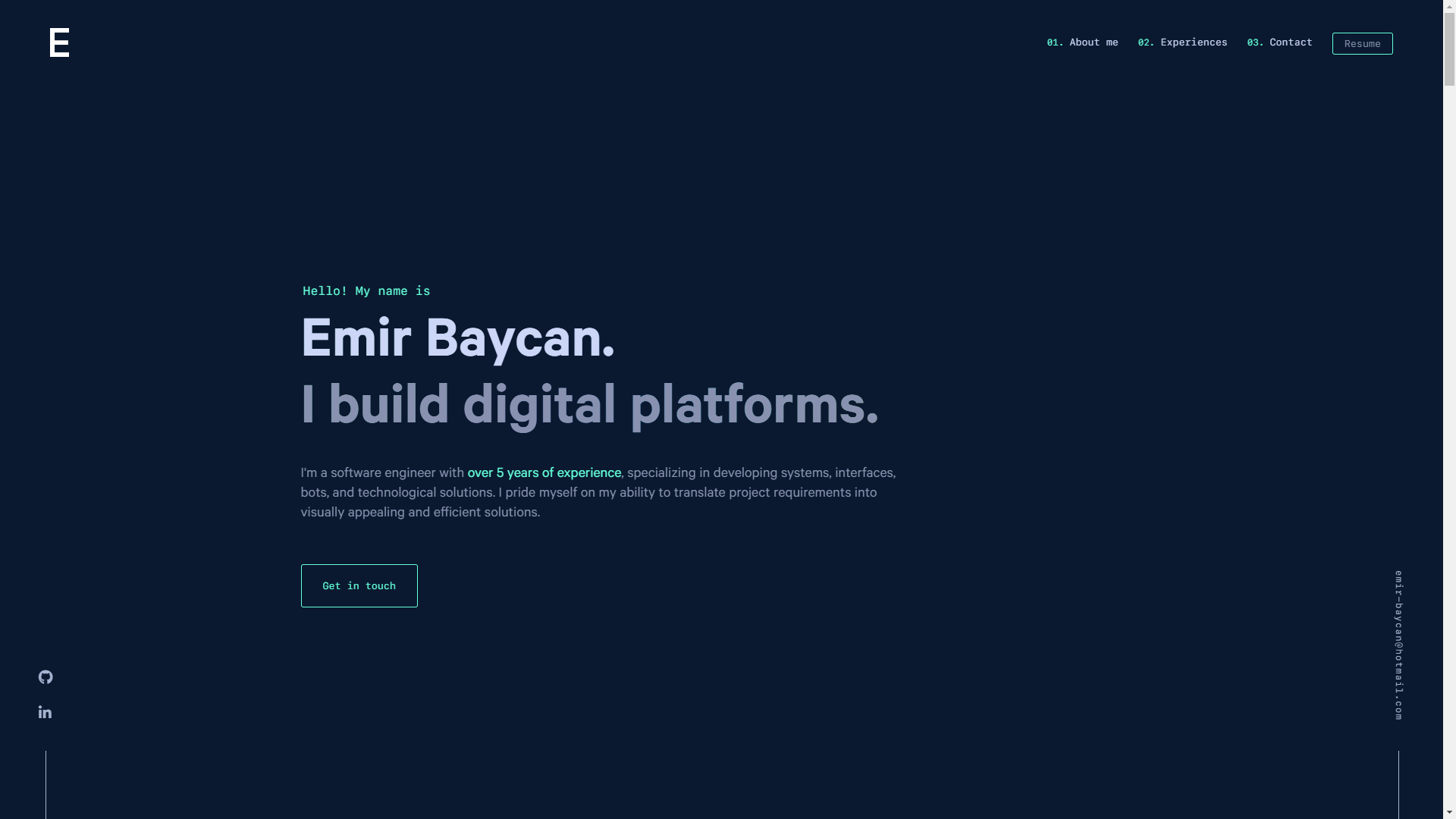 Emir Baycan | MEAN, MERN, LAMP Stack Development | Software Engineer